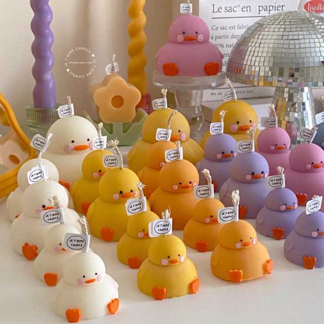 Chubby Ducky Candle - Adorable Good Luck Ducklings For Duck Lovers You ...