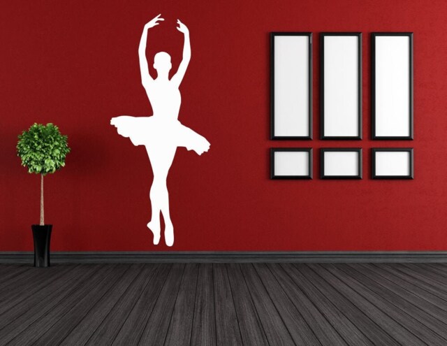 Ballerina Wall Decal Dance Studio Decor 1592 by Etsy | ufurnish.com