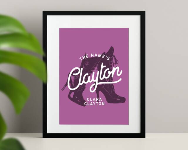 Back To The Future Print - Clara Clayton Quote Print, Gift, Wall Art ...