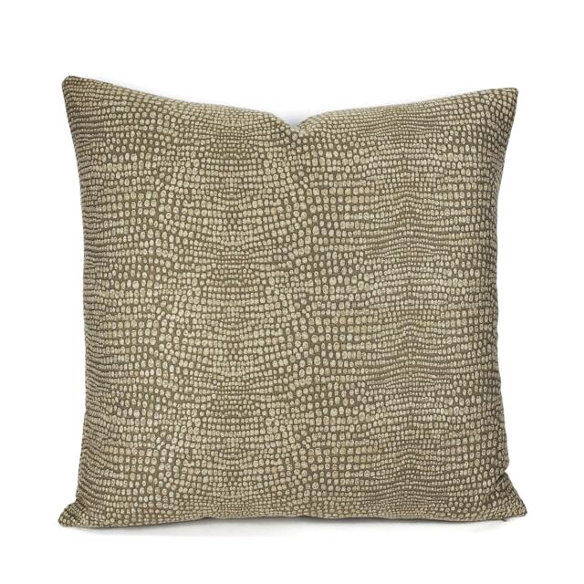 Maxwell Mecca in Stucco Silver Pillow Cover - 20 by Etsy | ufurnish.com