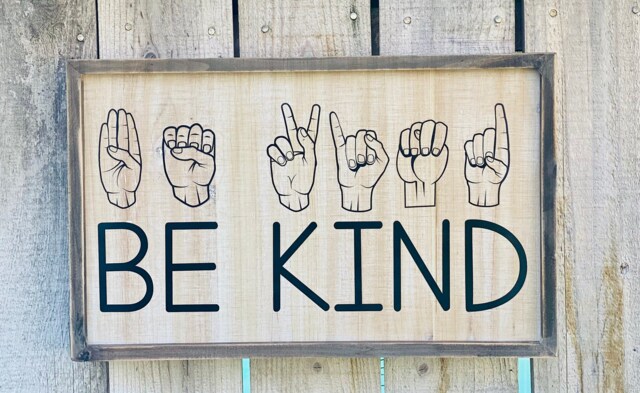 Be Kind, Teacher Appreciation, Hippy Decor, Boho Wooden Sign, Living ...