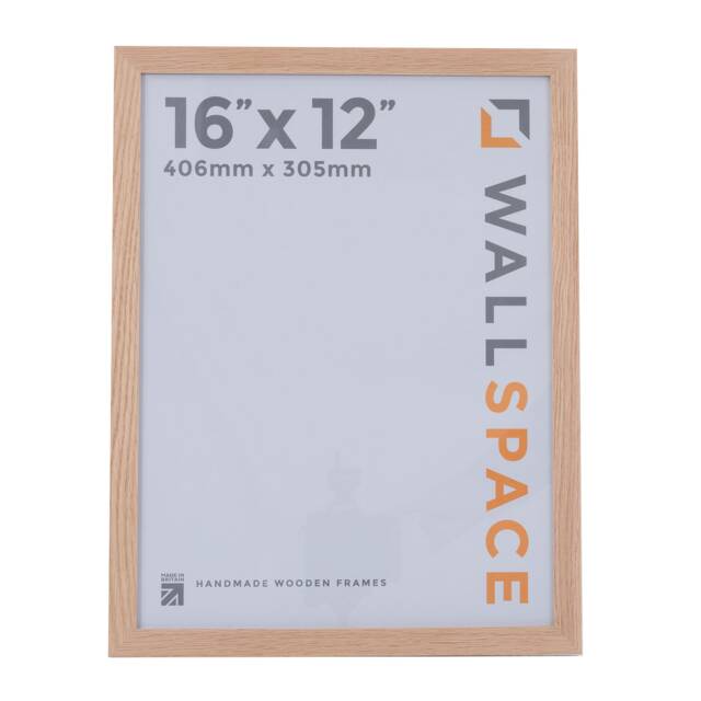 16X12 Oak Frame - Light Picture Inch - 16 X 12 Inch Photo Solid Frames 12X16 Wooden by Etsy ...