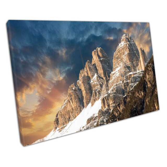 Breathtaking Alps Dolomites Canvas Wall Art Stunning Mountain View For ...
