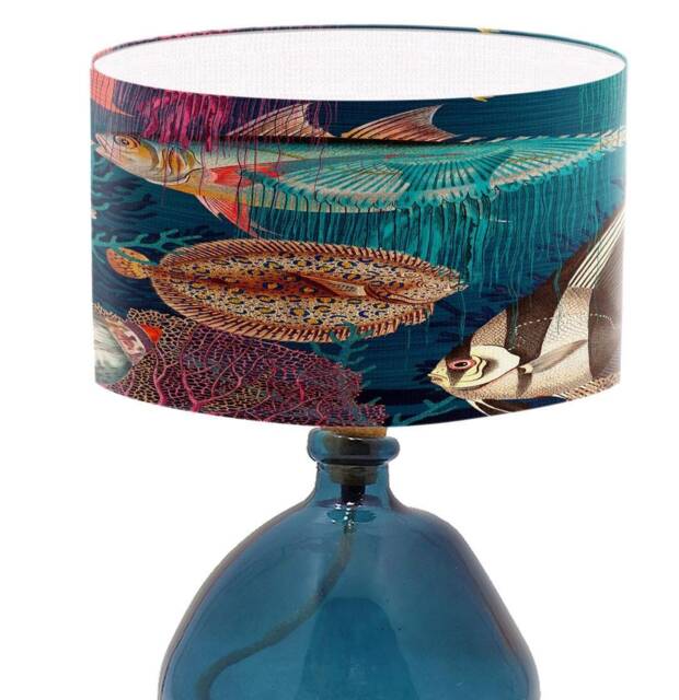 Handmade Tropical Fish Lampshade Coastal Fine Art Lighting by Etsy ...