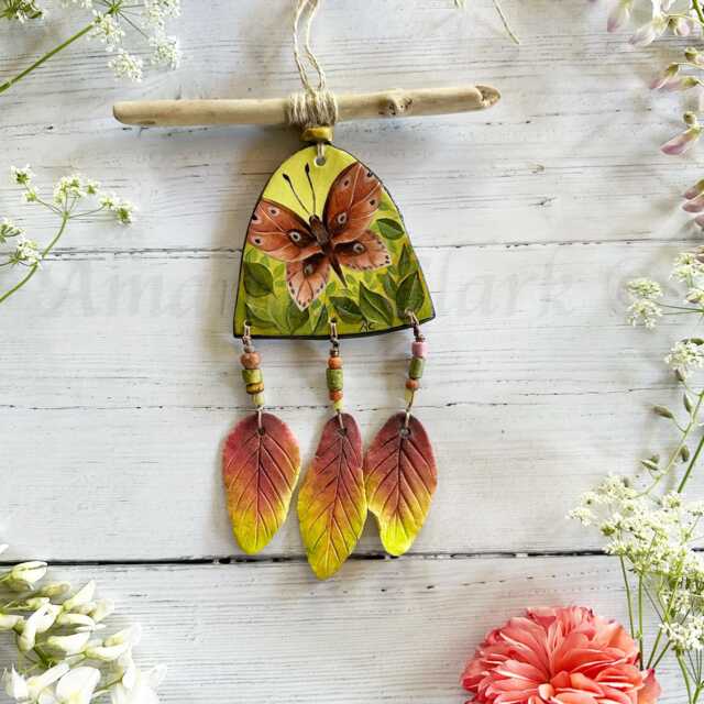 Ceramic Wall Hanging No.614 - Handmade Wall Art, Ceramic Decor, Rustic ...