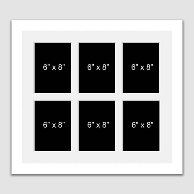 Frame For 6 - 6x8 Photos - White Multi Photo by Etsy | ufurnish.com