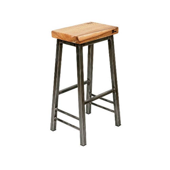 Steve Ashton - Saddle Stool With Chunky Ash Seat by Etsy | ufurnish.com