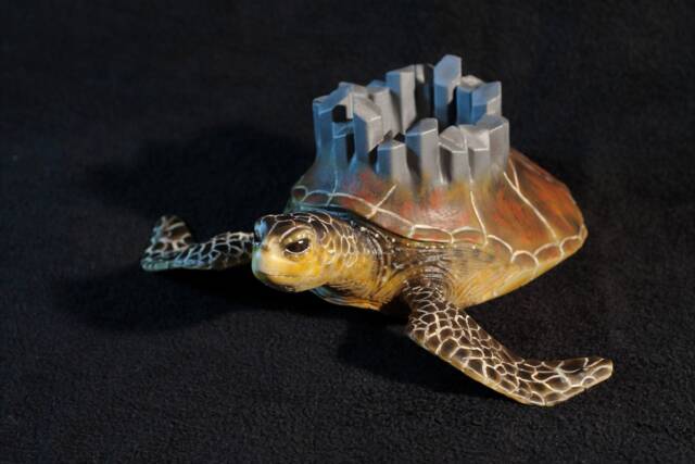 3D Printed Hand Painted Original Sea Turtle Pot by Etsy | ufurnish.com