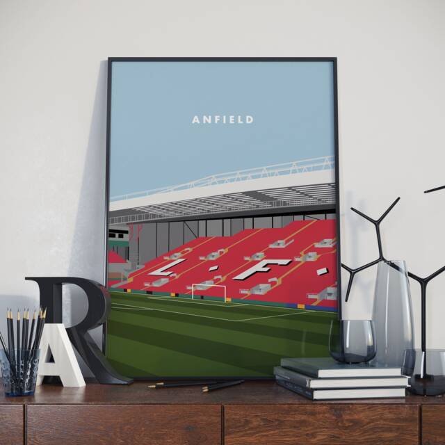 The Kop Liverpool Anfield Football Stadium Print by Etsy | ufurnish.com