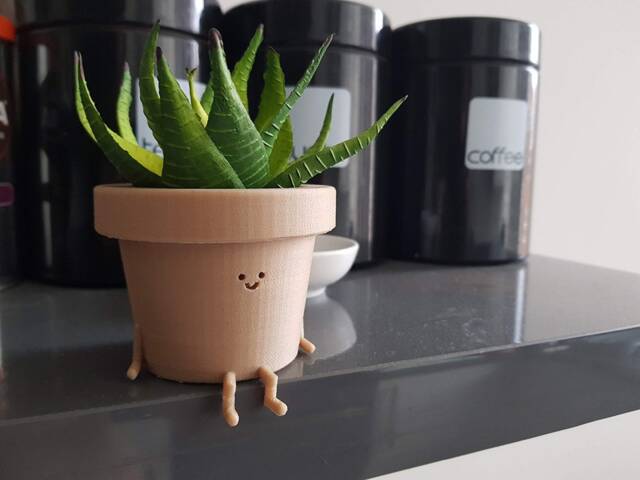 Sitting Pot - Cute Plant Planter Character Indoor Cactus Succulent by ...