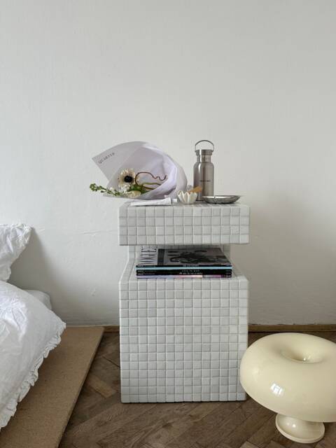 Tile Coffee Table, Side Tile Shelf. Designer Furniture, Home Decor by ...