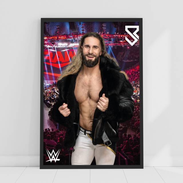 Wwe Print - Seth Rollins Crowd Poster Wrestling Wall Art by Etsy ...