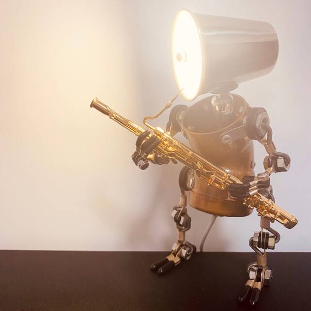 Bassoon Player Lamp-Bassoon Robot Decor-Music Classroom Decorations ...