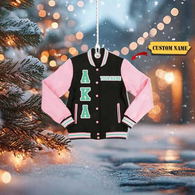 Alpha Kappa Alpha Christmas Ornaments 2D - Aka Custom Shaped Ornament ...