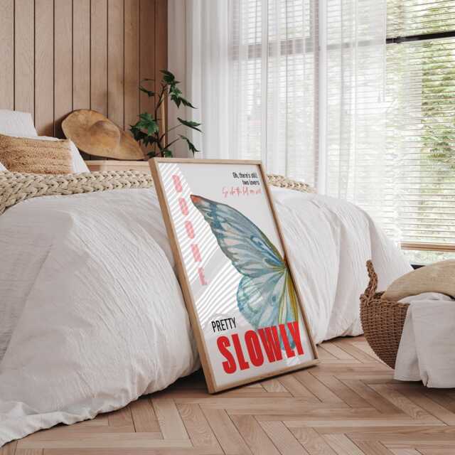 Pretty Slowly - 04 Poster Lyric-Inspired Wall Art, Music Poster ...
