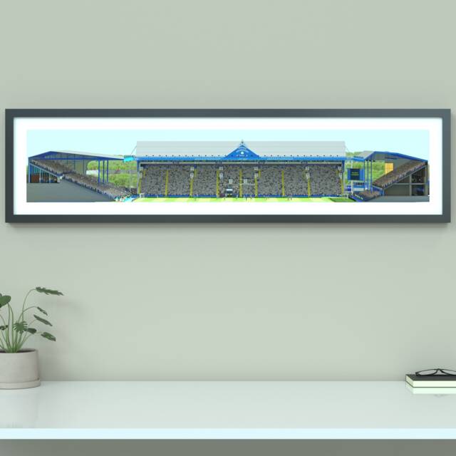 Ultra-Wide Sheffield Wednesday Hillsborough Stadium Art Panorama ...