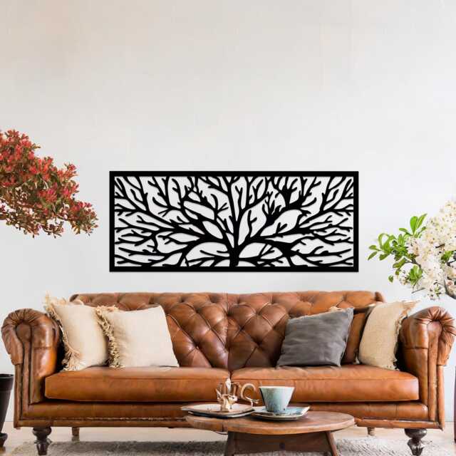 Tree Of Life Wooden Art, Detailed Branch Wall Decor, Timeless Hanging ...