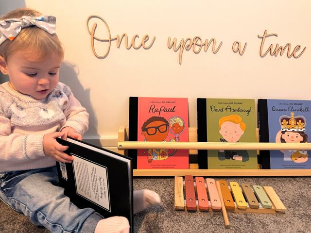 Once Upon A Time Sign - Reading Corner Sign Kids Bedroom Wording ...
