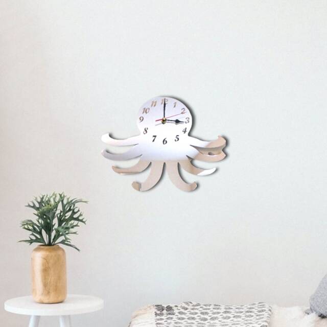 Octopus Acrylic Clock - Many Colours Available - Bespoke Shapes & Sizes ...