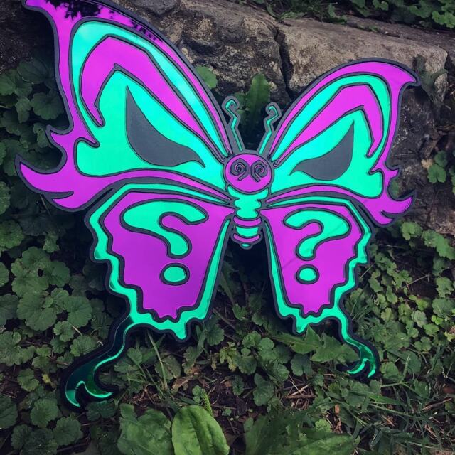 Riddlefly Riddle Box Inspired Butterfly Wall Mirror With Free Shipping ...