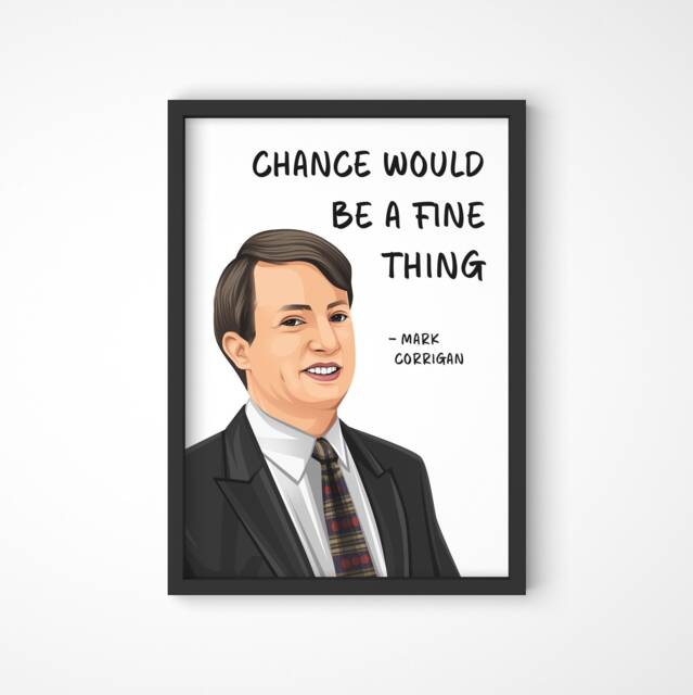 Peep Show Inspired Mark Corrigan A4 Quote Print - Home Decor - Wall Art ...