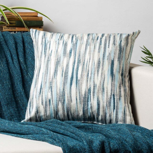 Abstract Paint Splash Cushion Cover. 100% Cotton, Double Sided. Bright ...