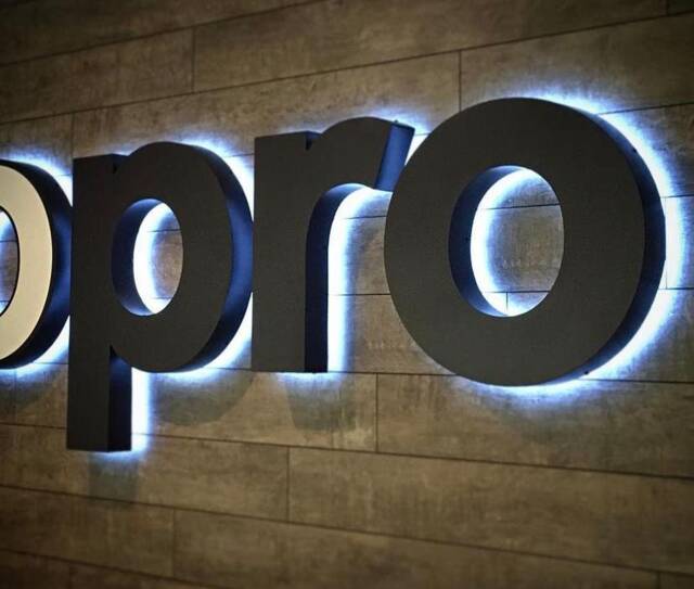 Lighted Wall Decor - 3D Backlit Office Sign Custom Led Business Logo by ...