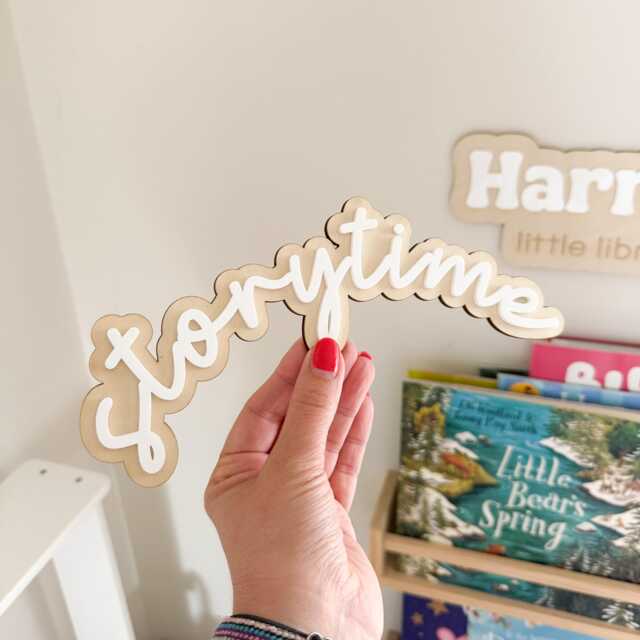 storytime Sign, Library Book Corner, Nook Childrens Room Decor, Nursery ...