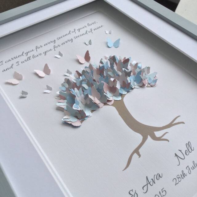 Baby Loss Butterfly Tree For Angel Gift Miscarriage Keepsake Stillbirth ...