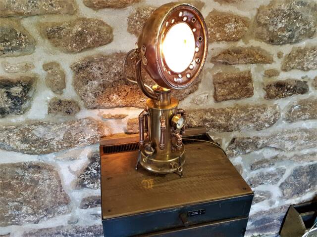 The Steampunk Ships Searchlight Lamp. Steampunk, Sci Fi, Lighting ...