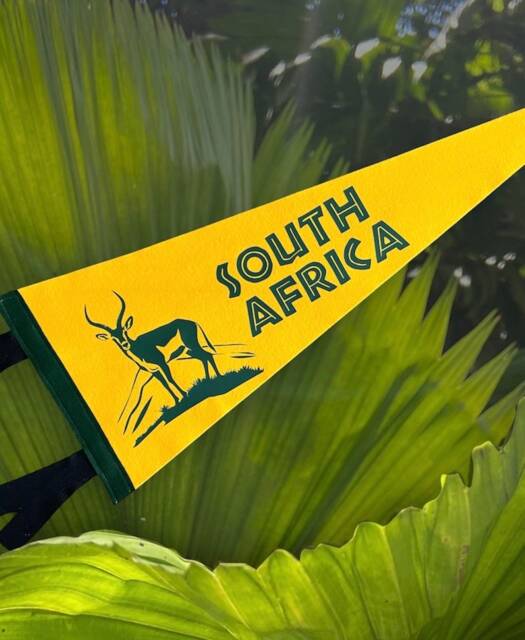 South Africa Pennant Flag/Felt Pennant Wall Hanging Banner Johannesburg ...