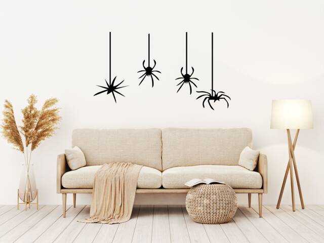 Wall Sticker Hanging Spider Window Home Decor Kids Bedroom Decal Art ...