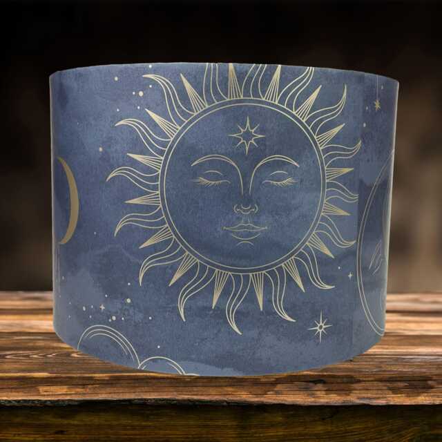 Celestial Lampshade For Ceiling & Table Lamps, Kids Sun Moon Stars ...