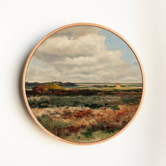 Classic Landscape Oil Painting - Vintage Impressionist Countryside ...