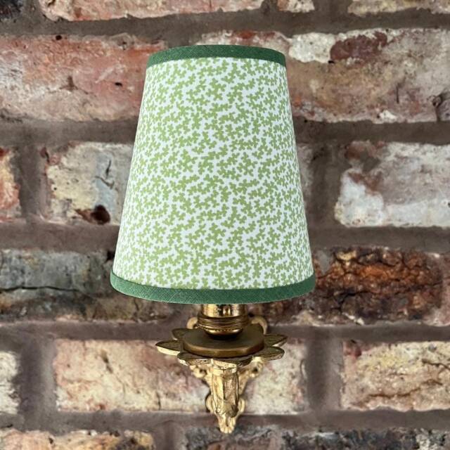 Colefax & Fowler Sea Fern - Handmade Candle Clip Lampshade Wall/Base by ...