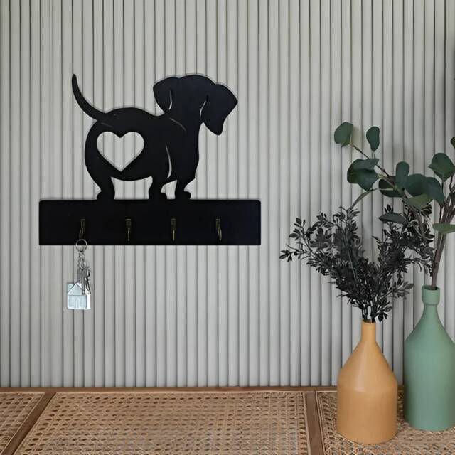 Dachshund Dog Key Holder For Wall, Family Key Holder, Wall Holders by ...