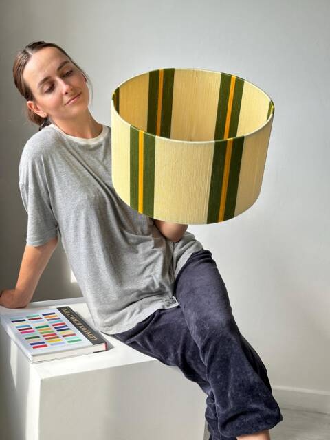 Handmade Drum Lampshade Wrapped Yarn Technique, Multiple Colors by Etsy ...