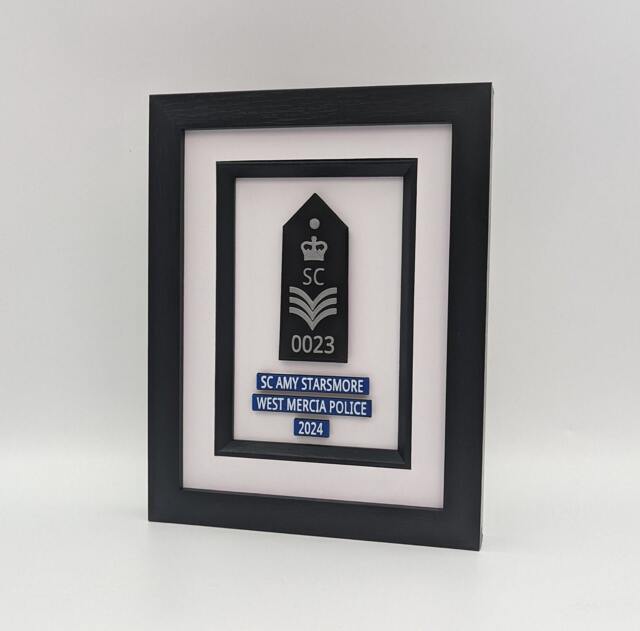 Special Constable Presentation Frame - New Career Gift Thin Blue Line ...