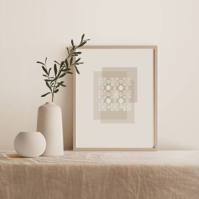 Print Blanced Gymreig, Welsh Blanket Print, Abstract Art, Minimalist ...