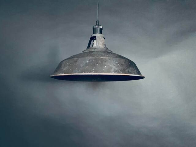 Industrial Lighting , Copper Lamp , Patina Light Fixture Farmhouse ...