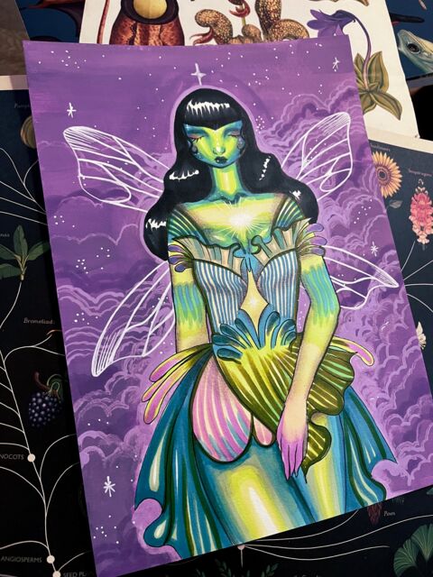 One Off Original, Fantasy, Fairy Style Illustration, Nature, Natural ...