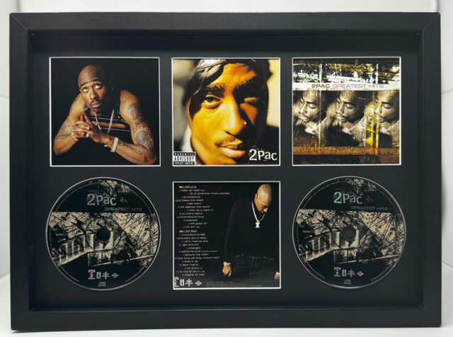 2Pac - Greatest Hits Double Cd Wall Display Frame Not Included by Etsy ...