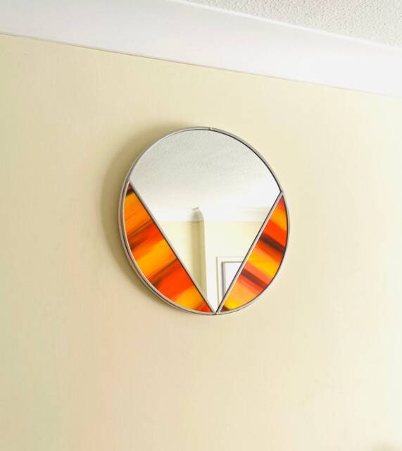 Art Deco Round Mirror - Africa by Etsy | uFurnish.com