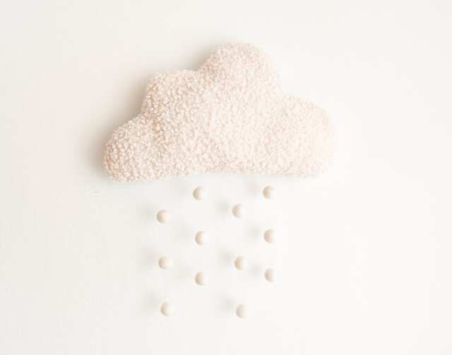 Rainy Cloud Wall Decoration, Fluffy Decoration by Etsy | ufurnish.com