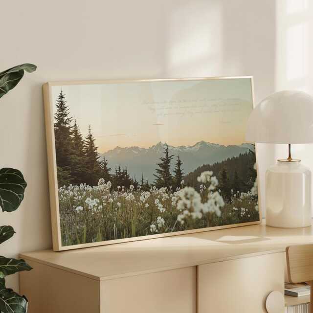 Bible Verse Wall Art, Isaiah 4031, Modern Scripture Christian Large ...