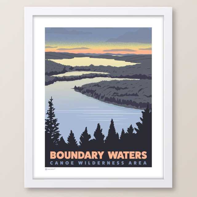 Boundary Waters Overlook Minnesota Print by Etsy | ufurnish.com
