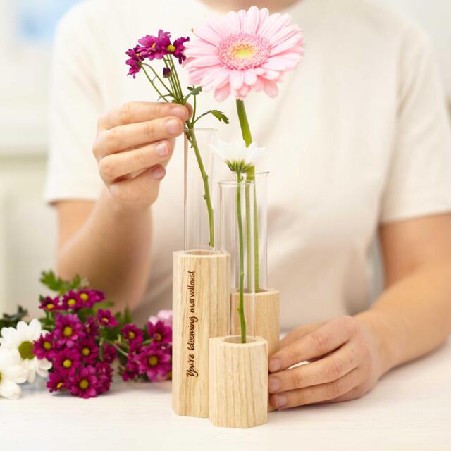 Personalised Geometric Multi Stem Vase/Flower Single Table Centrepiece ...