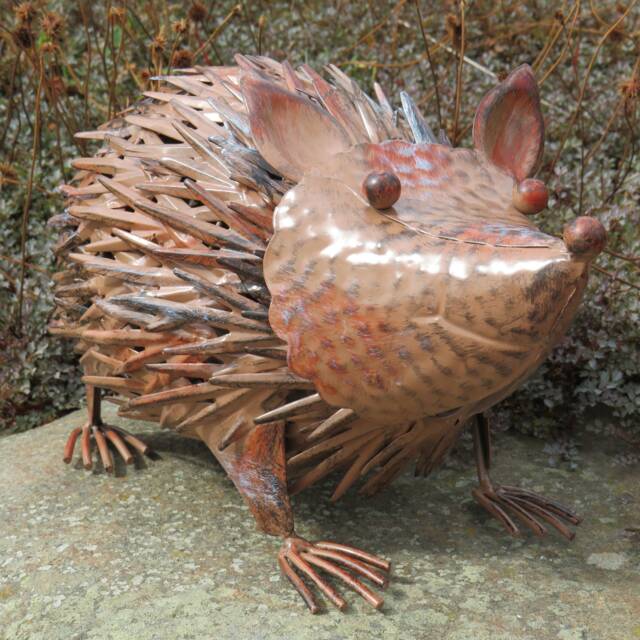 Cute Metal Garden Hedgehog Ornament by Etsy | ufurnish.com