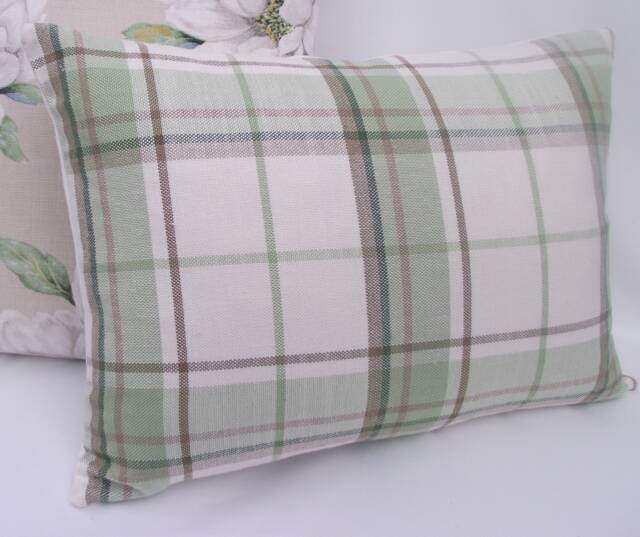 Laura Ashley Plaid Cushion Handmade Hedgerow Highland Check by Etsy ...