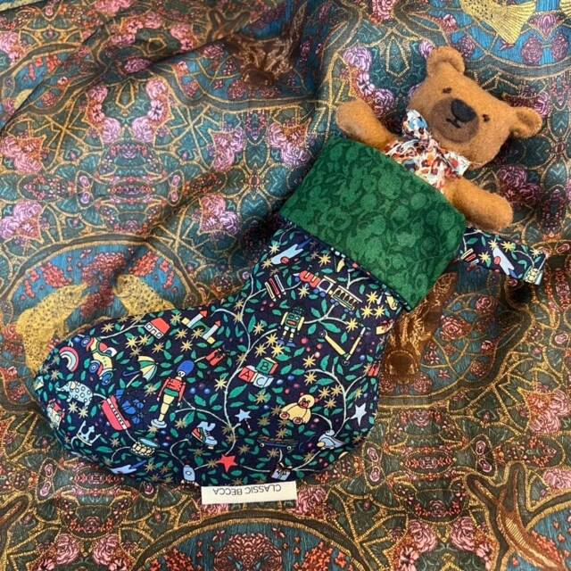 Christmas Stocking For A Teddy Bear Or Doll - Best Friend Miniature ...